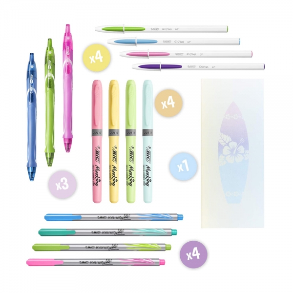 BIC Pastel Dream Kit da 16 Pezzi Set Cancelleria | NonSoloCarta