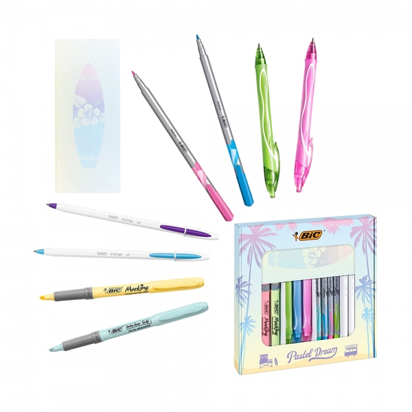 BIC Pastel Dream Kit da 16 Pezzi Set Cancelleria | NonSoloCarta