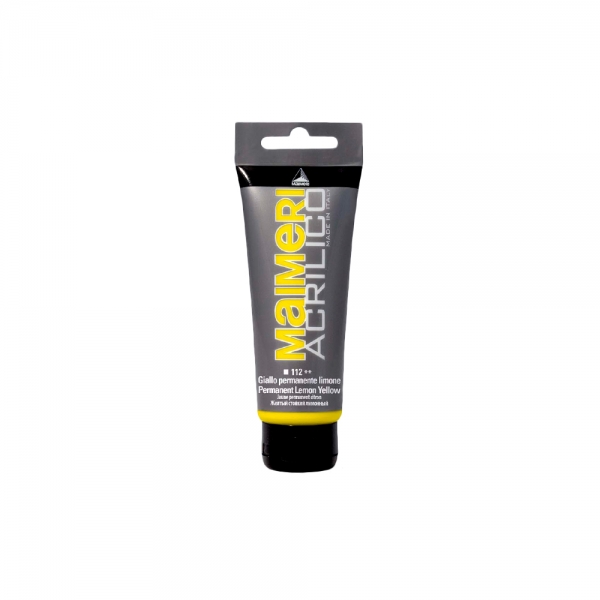 Maimeri Acrilico Colore Acrilico 75 ml Giallo Permanente Limone 112 ...